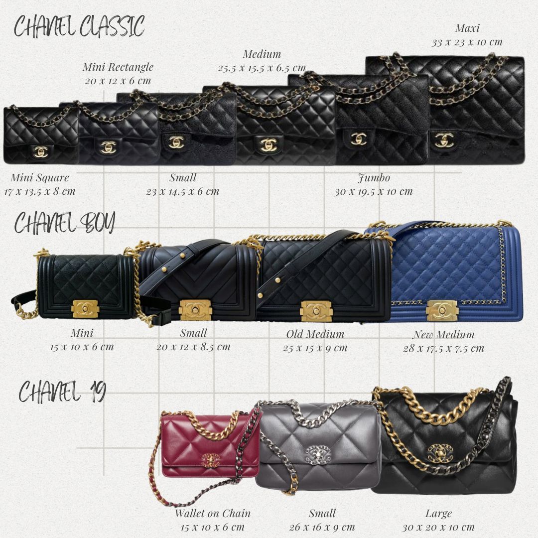 Chanel Bags Size Guide – Brands Lover