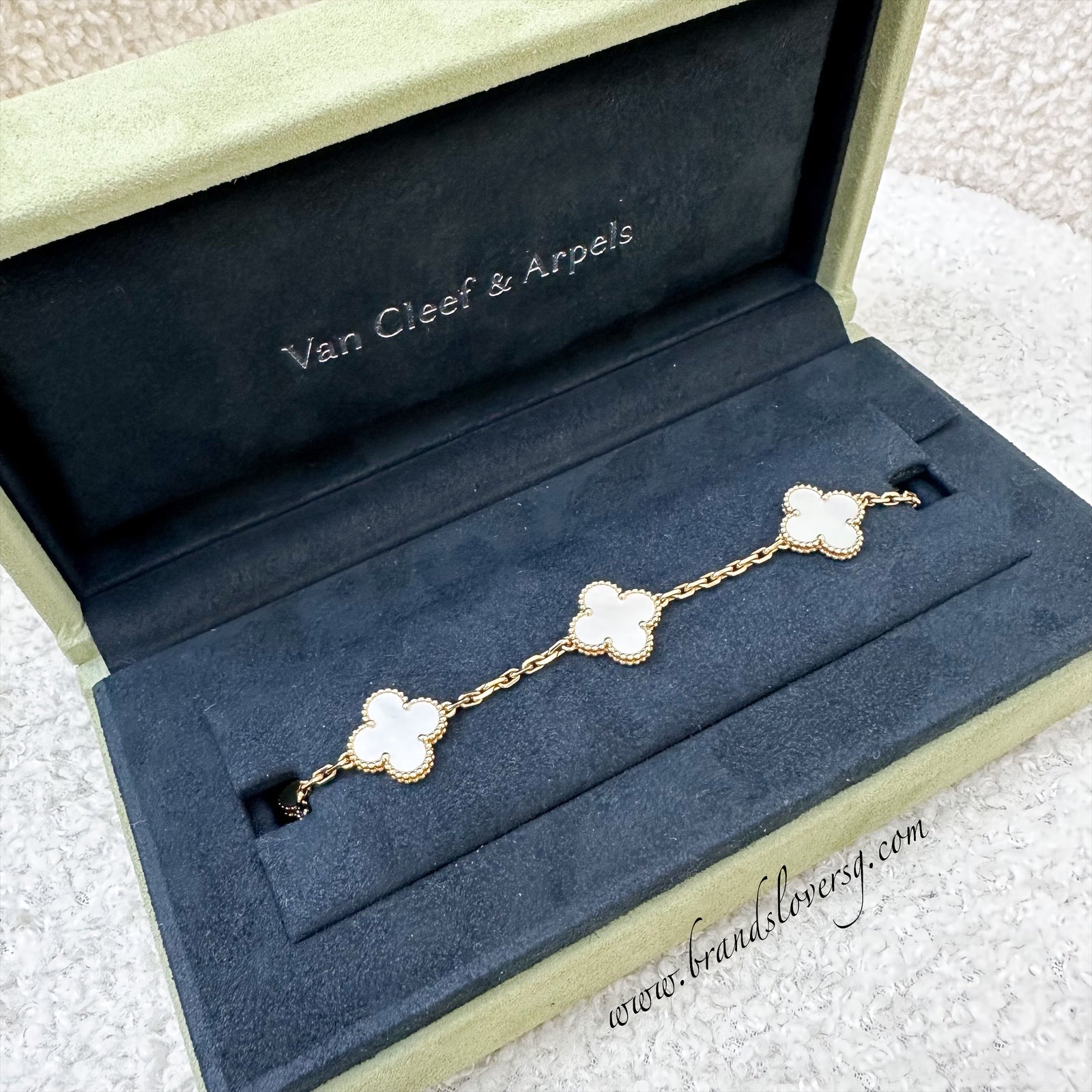 Van Cleef & Arpels VCA Vintage Alhambra 5 Motifs Mother of Pearl MOP B ...