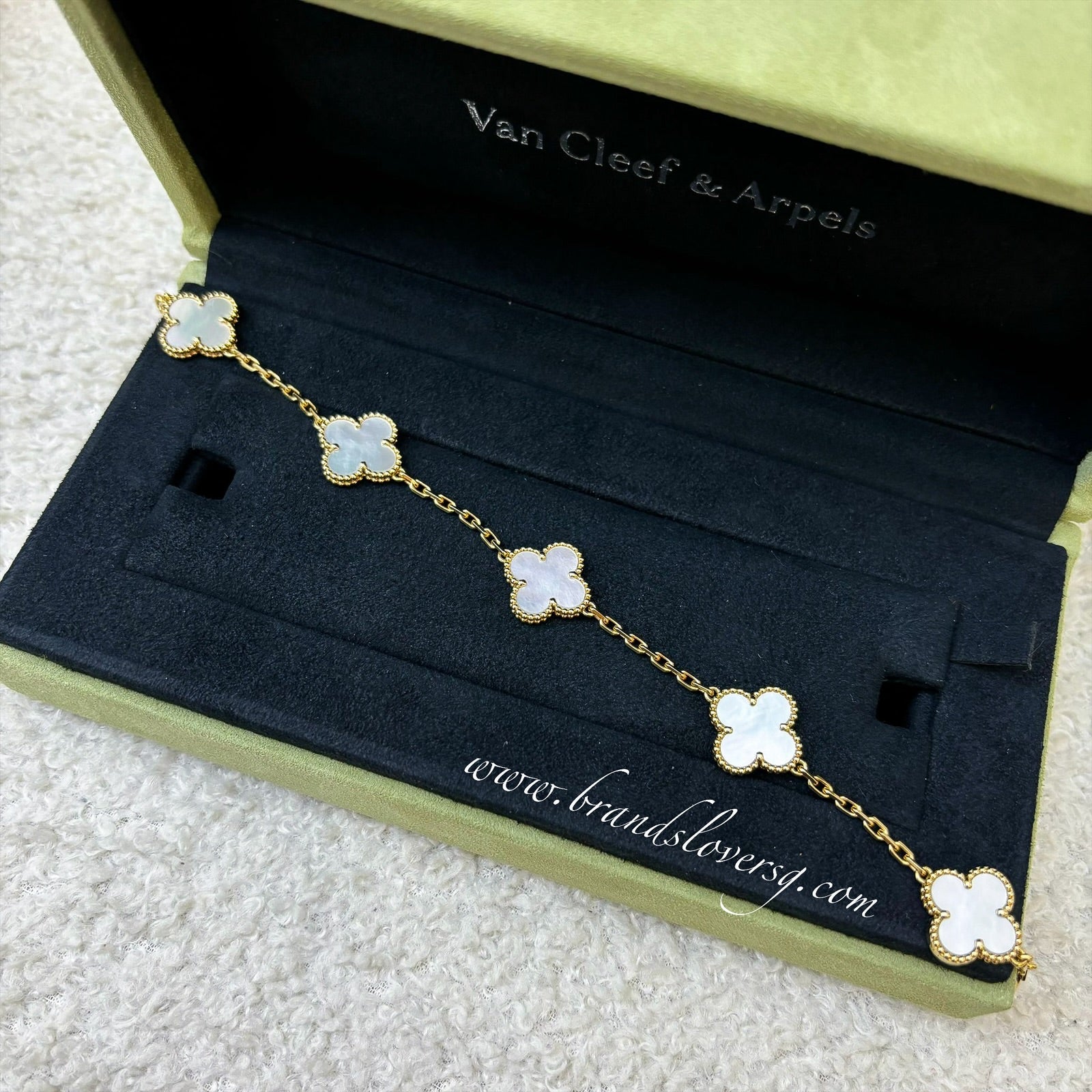 Van Cleef & Arpels VCA Vintage Alhambra 5 Motifs Mother-of-Pearl MOP B ...