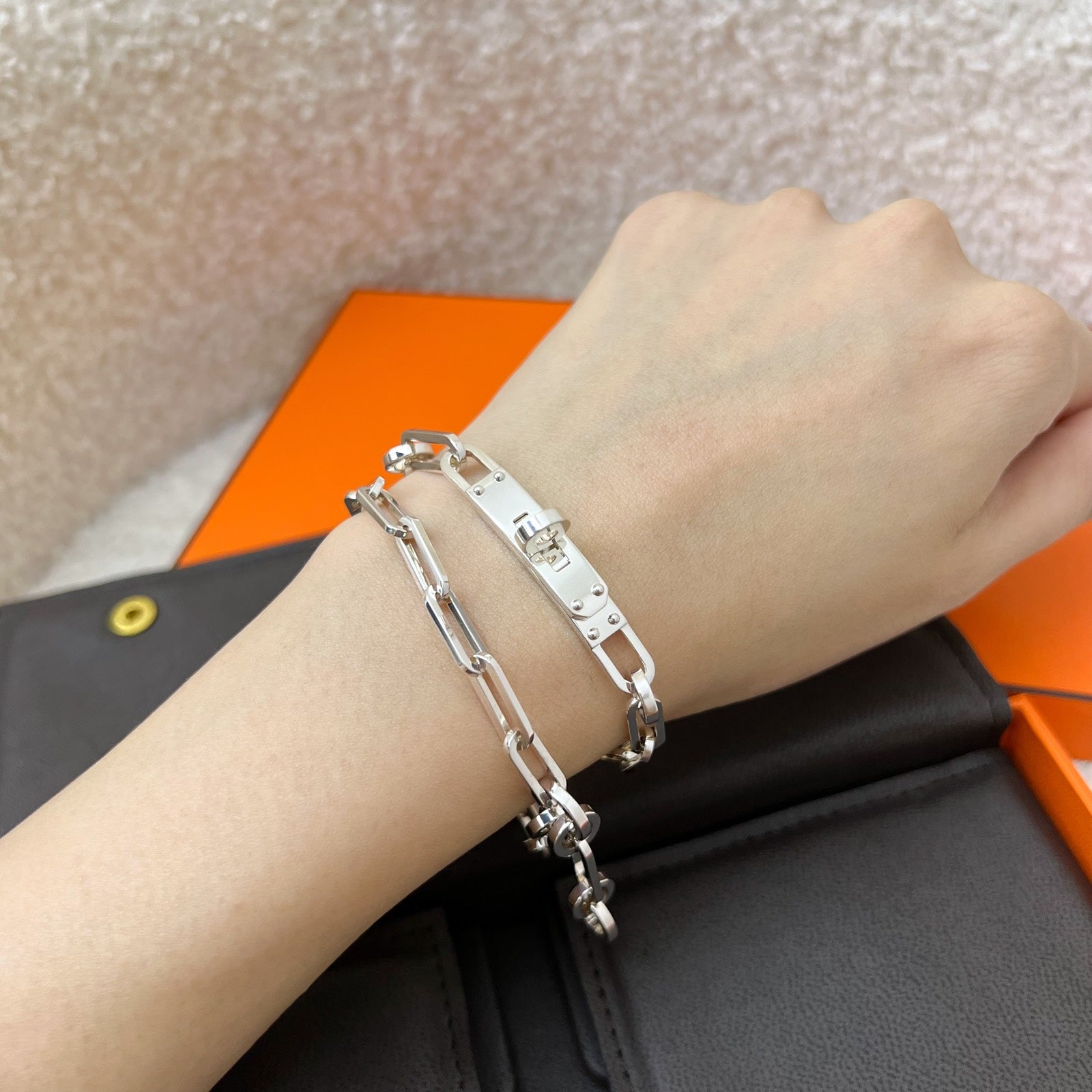 Hermes Kelly Chaine Bracelet / Choker in 925 Sterling Silver – Brands Lover