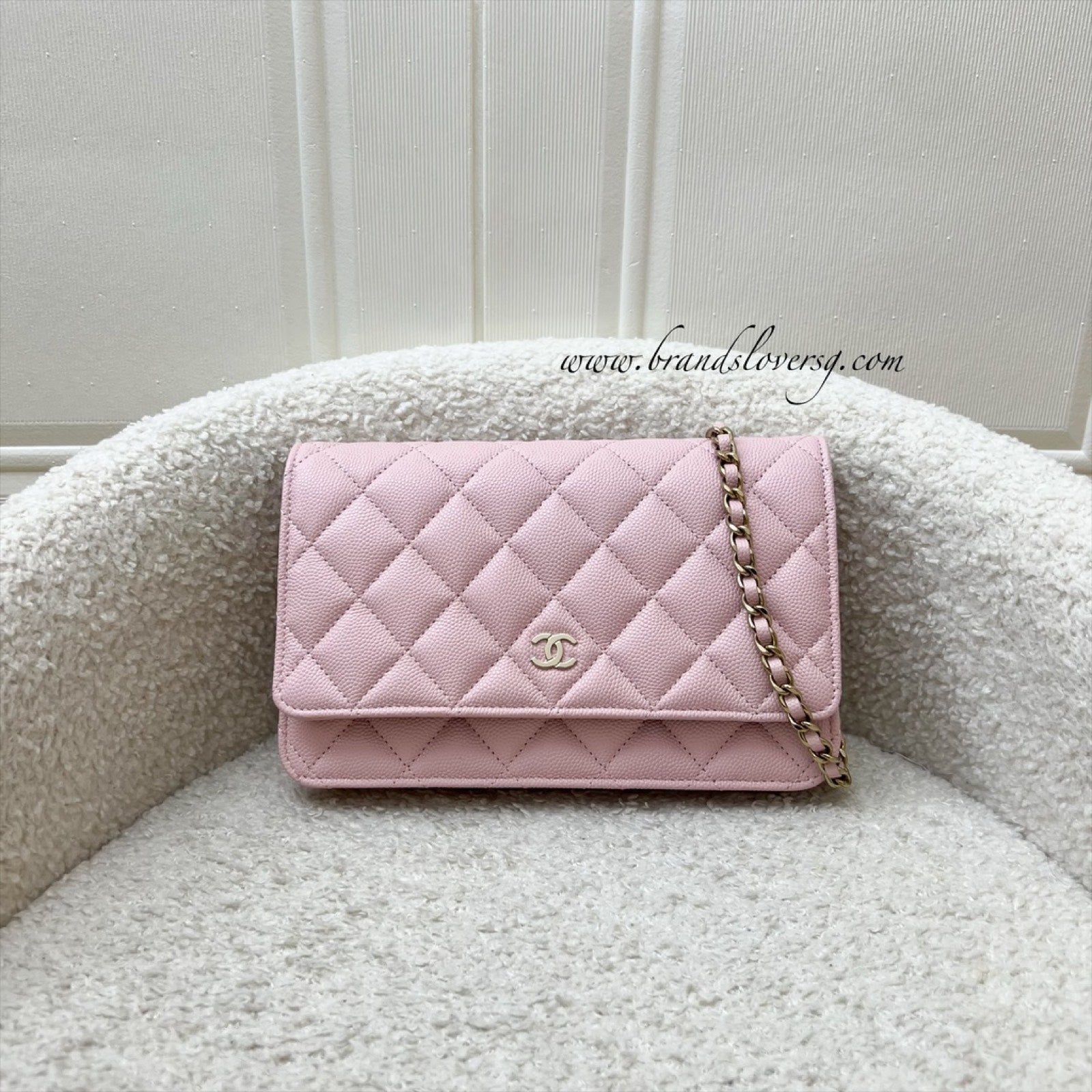 [BN - Local Set - Dec 2022] Chanel Classic Wallet on Chain WOC in 22B ...