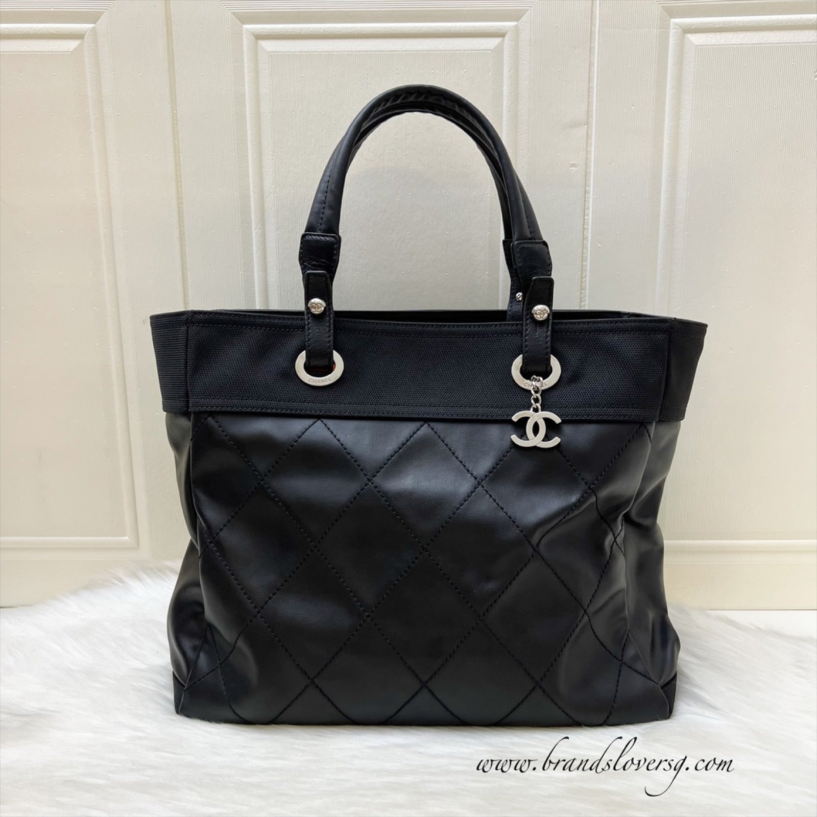 Chanel Paris Biarritz Large Tote in Black and SHW – Brands Lover