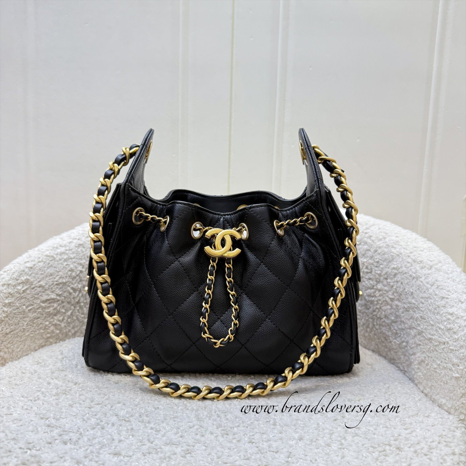 [LN - Local Full Set - Nov 2025] Chanel 25 Mini Hobo Bag in Black Cavi ...