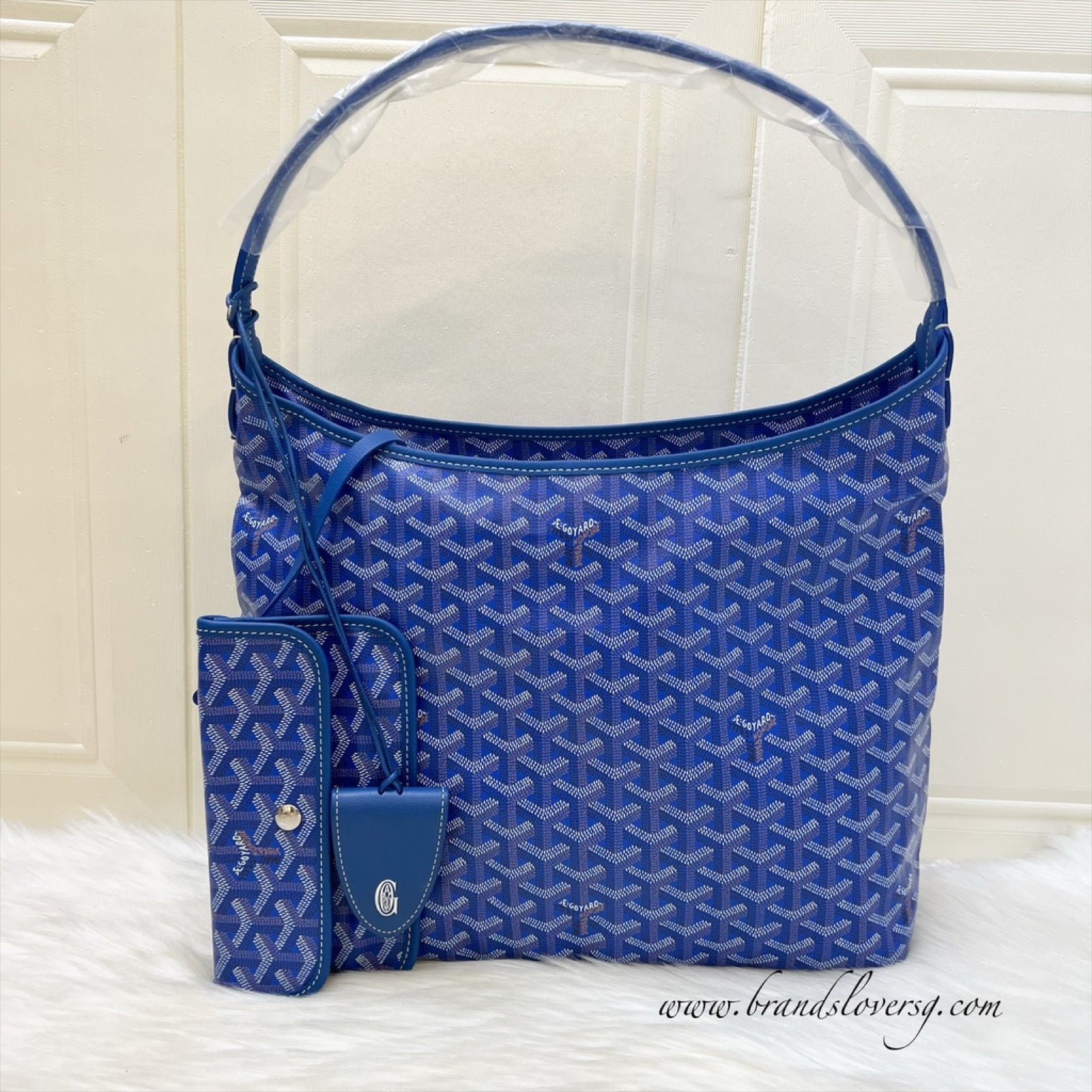 [Full Set Original Receipt - Apr 2025] Goyard Boheme PM Hobo Bag in Bl ...
